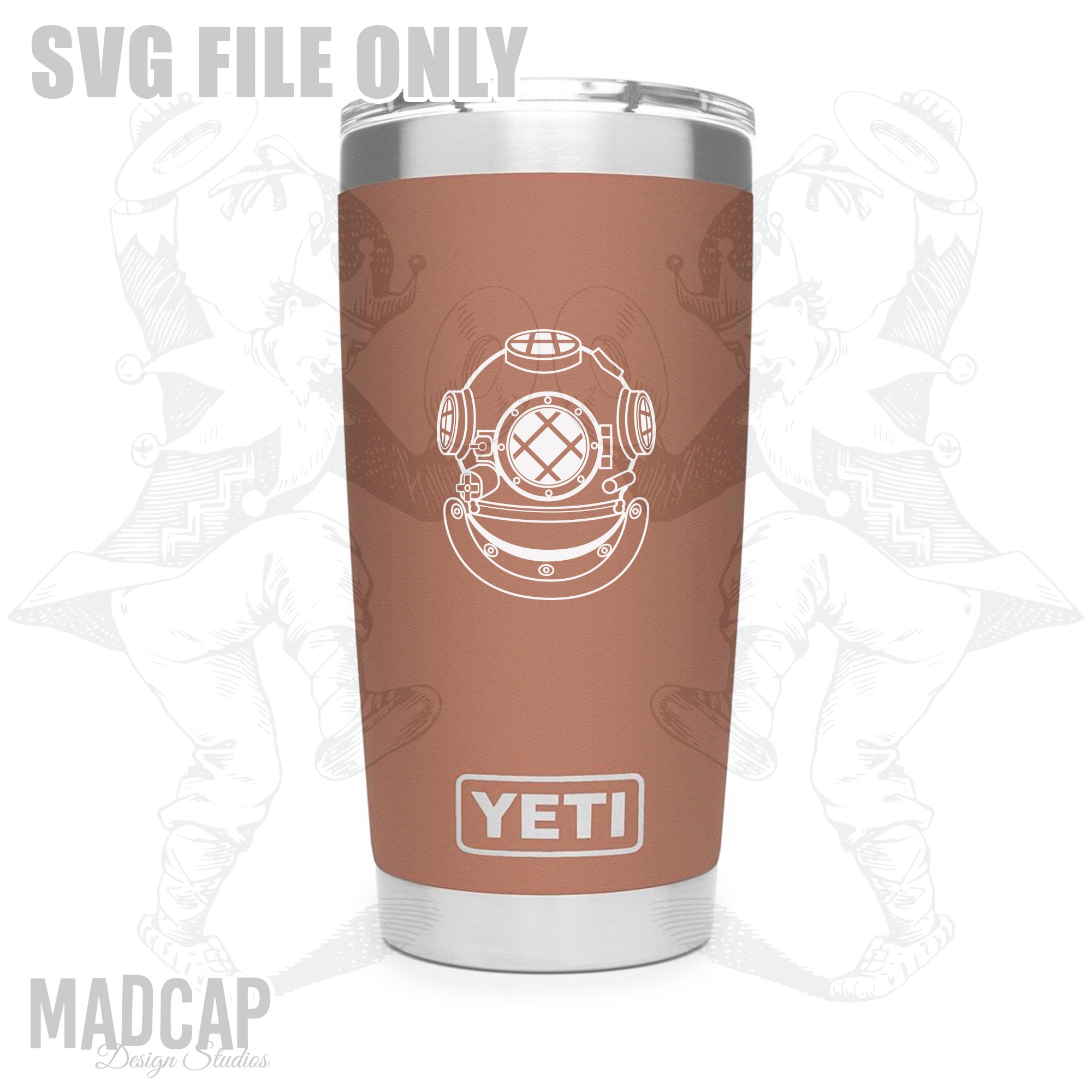 Classic Dive Helmet Design .SVG File - Etsy