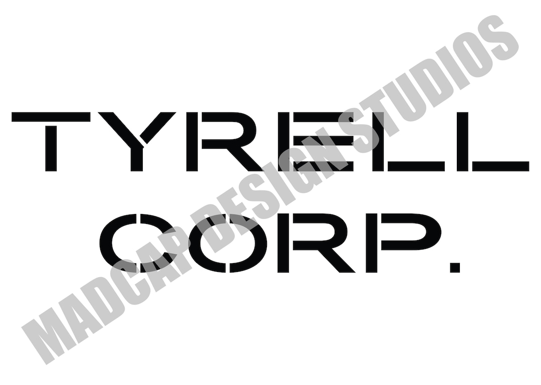 Blade Runner Inspiration - ACTUAL Tyrell Corp Logo From the Movie! SVG ...