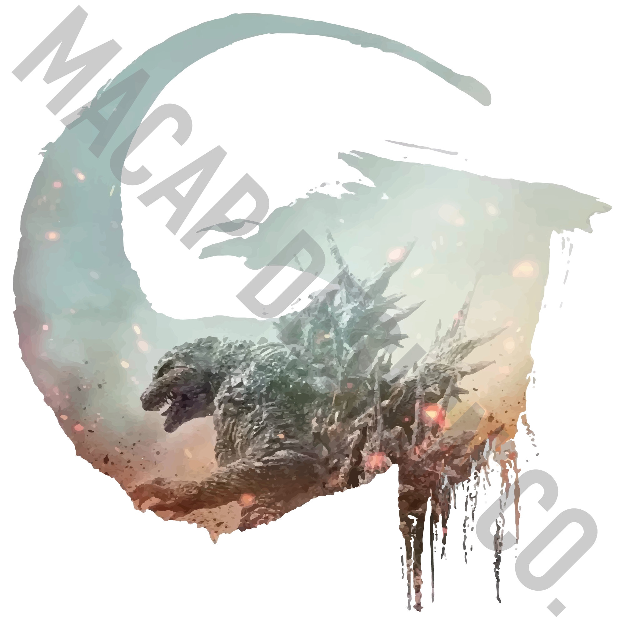 Godzilla - 1.0 (minusone) - SVG File - Etsy