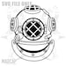 Classic Dive Helmet Design .SVG File - Etsy