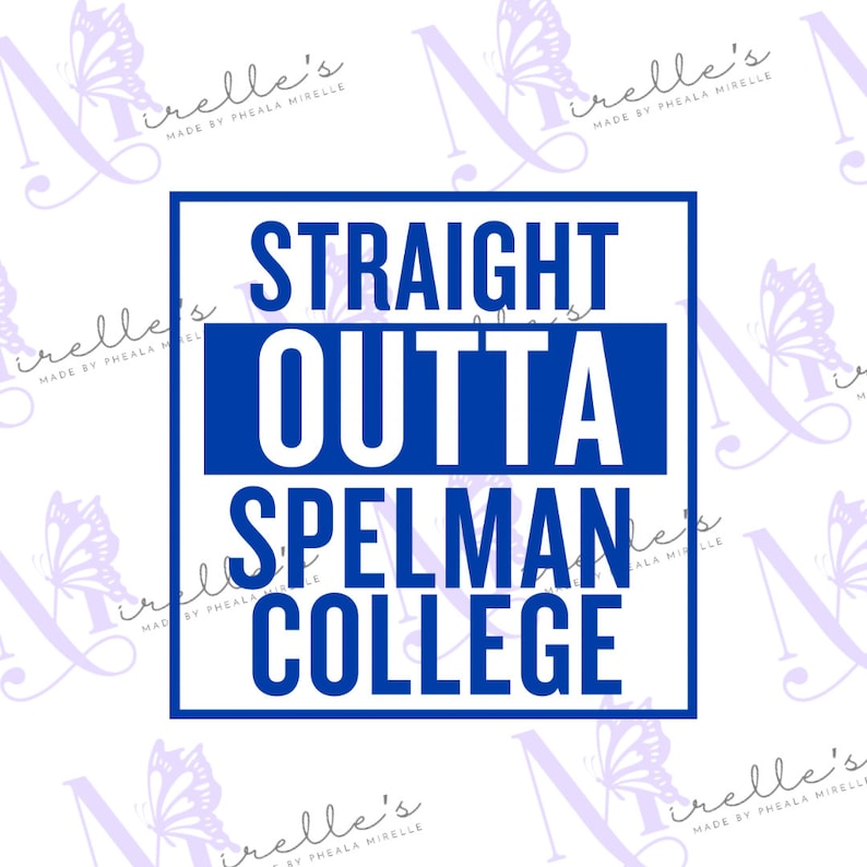 Spelman College PNG Bundle, HBCU Collection, Spelman College, Black ...