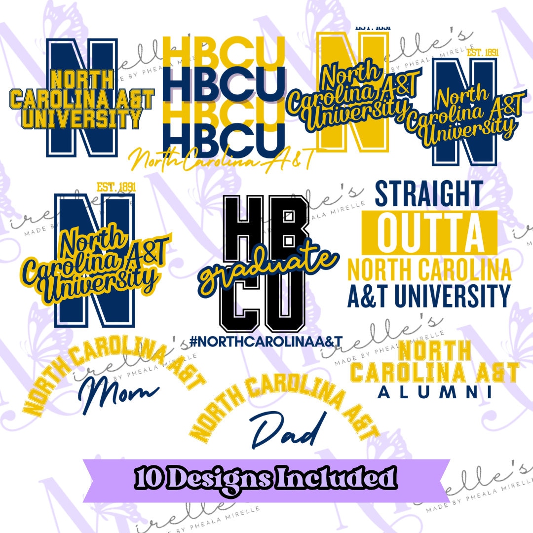 North Carolina A&T University PNG Bundle, HBCU Collection, Black ...