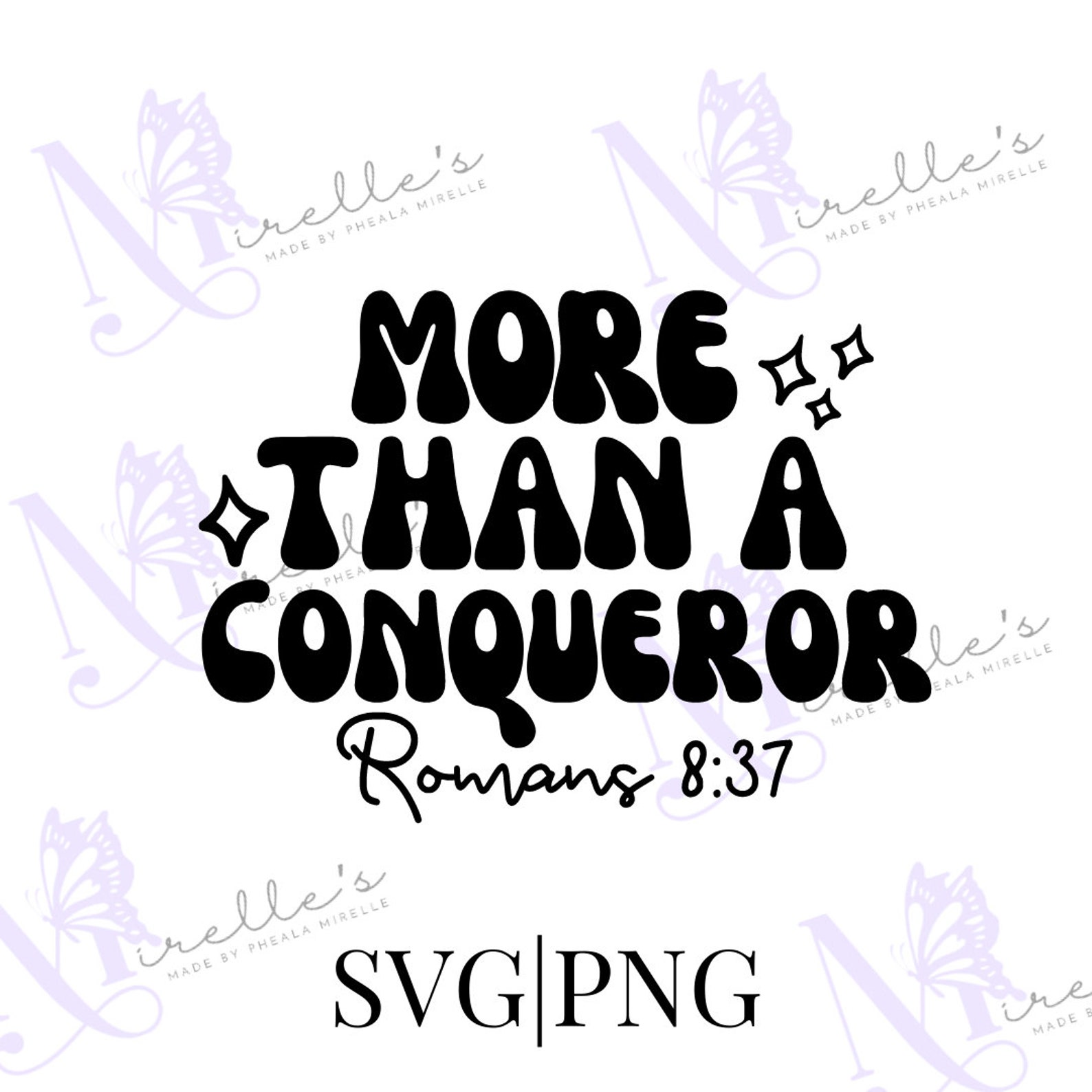 More Than A Conqueror SVG, PNG, Faith SVG, Christian Png, Christian Svg ...