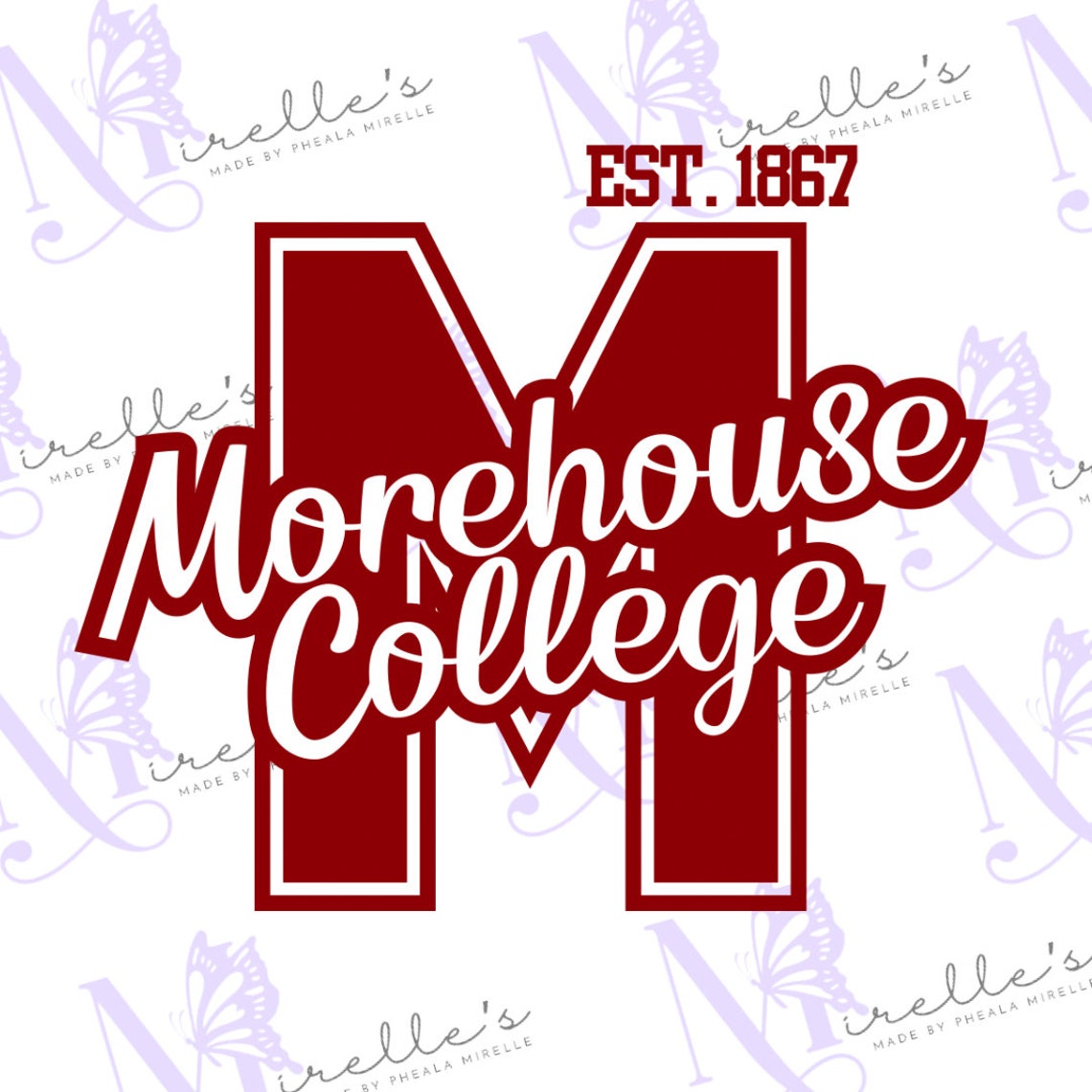 Morehouse College PNG Bundle, HBCU Collection, Morehouse College, Black ...