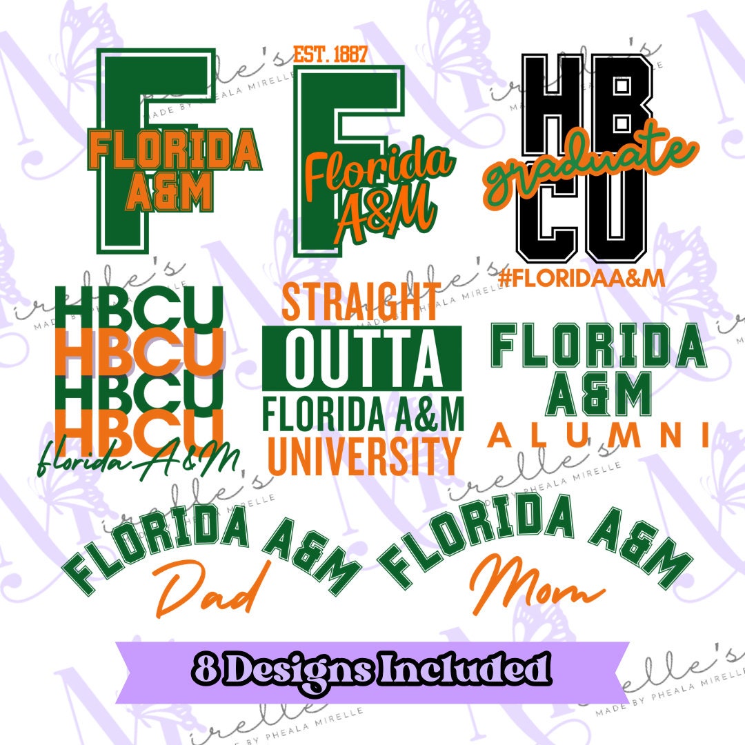 Florida A&M University PNG Bundle, HBCU Collection, FAMU, Black History ...