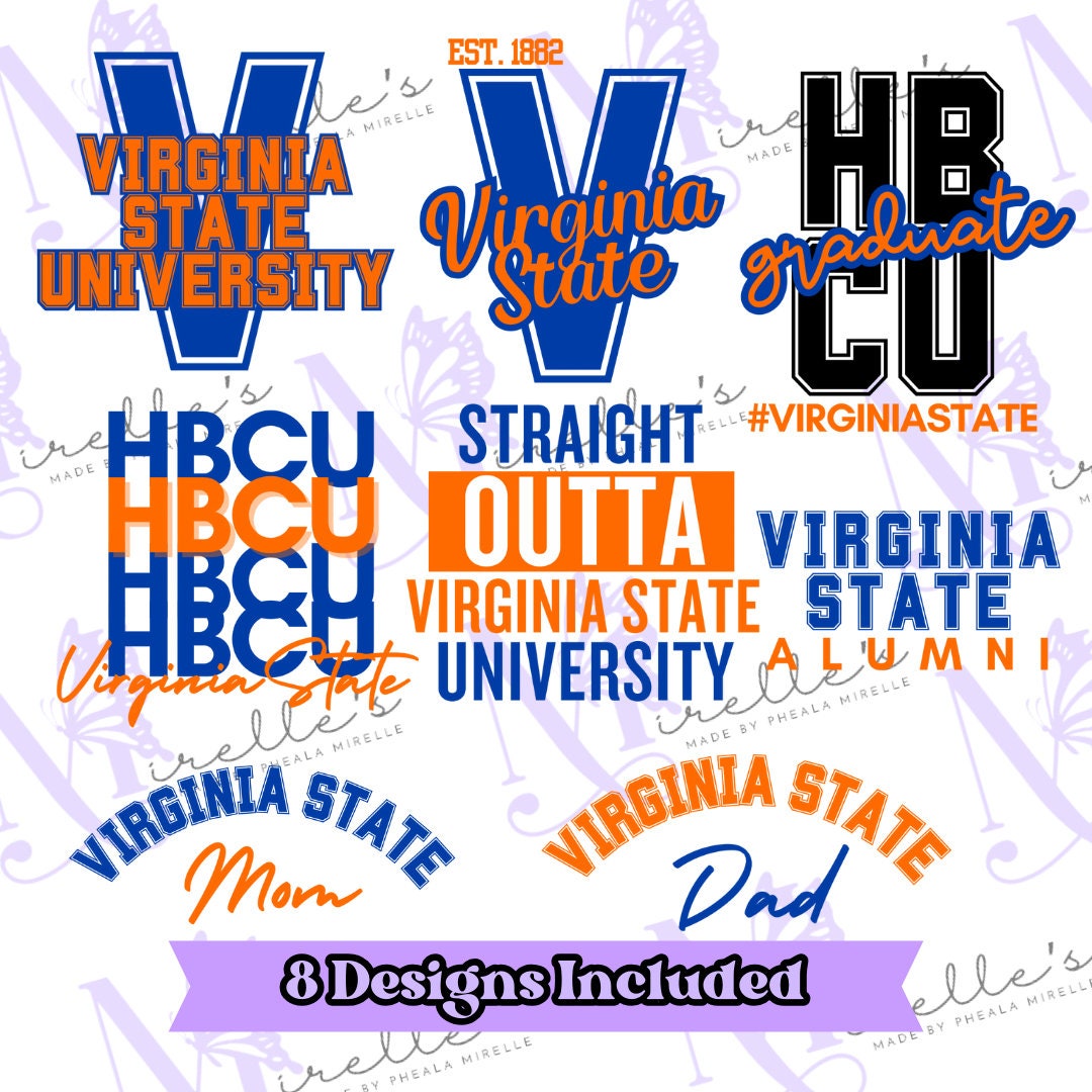 Virginia State University PNG Bundle, HBCU Collection, VSU Apparel ...