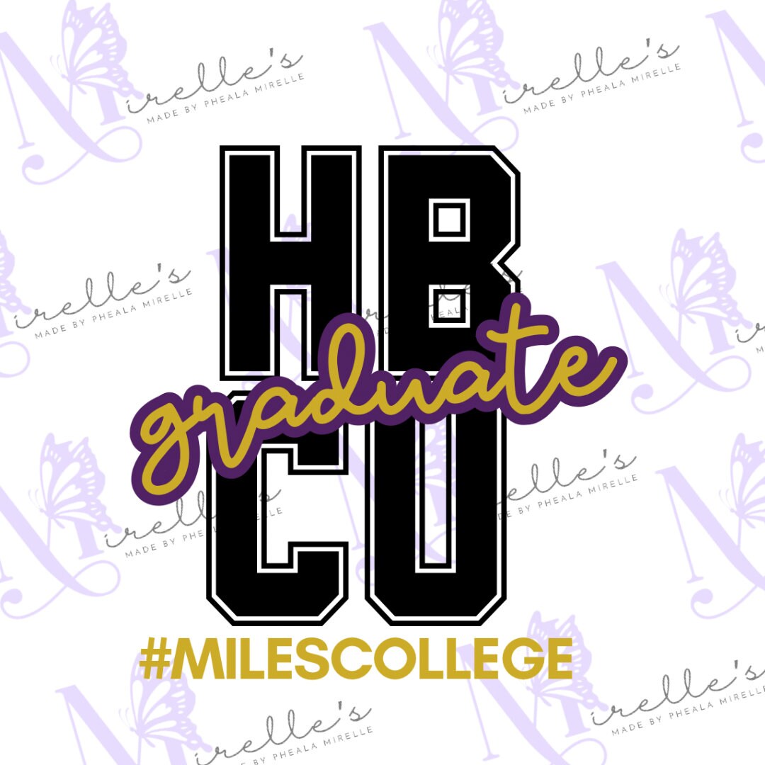 Miles College PNG Bundle, HBCU Collection, Miles College, HBCU Bundle ...