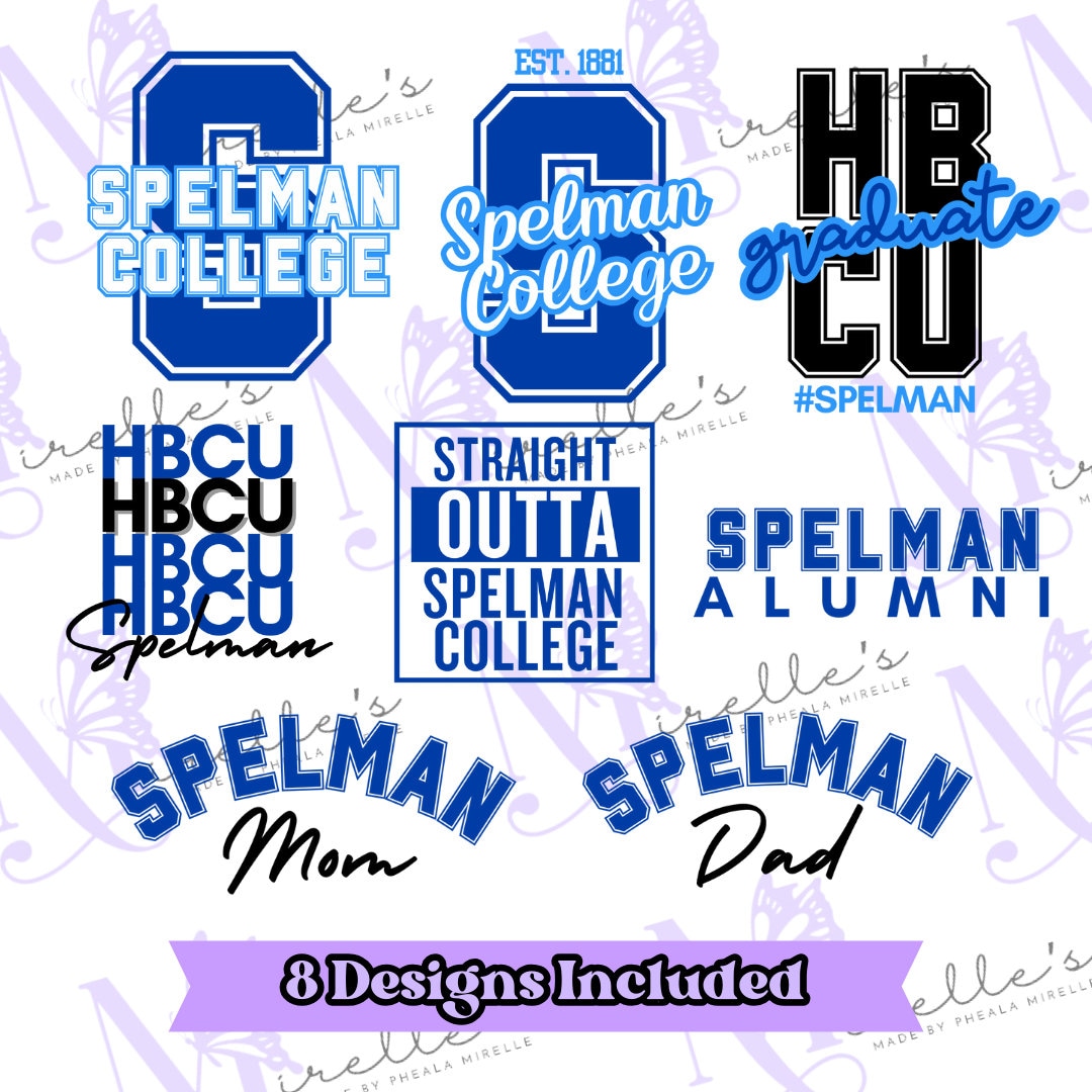 Spelman College PNG Bundle, HBCU Collection, Spelman College, Black ...