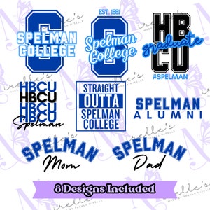 Spelman College PNG Bundle, HBCU Collection, Spelman College, Black ...