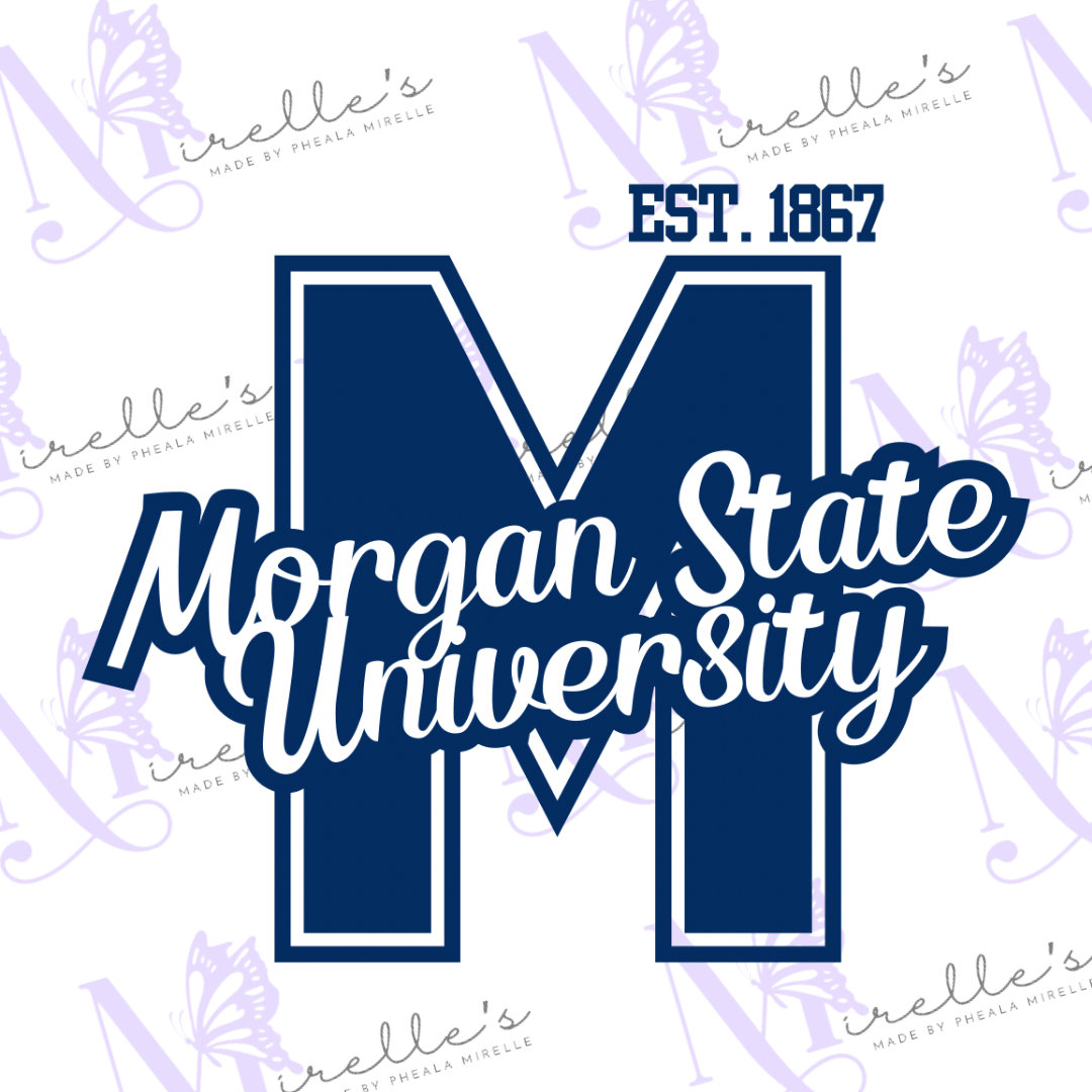 Morgan State University PNG Bundle, HBCU Collection, MSU Shirt, Black ...