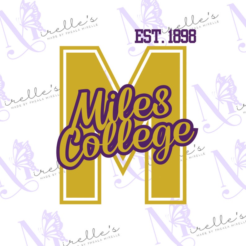 Miles College PNG Bundle, HBCU Collection, Miles College, HBCU Bundle ...