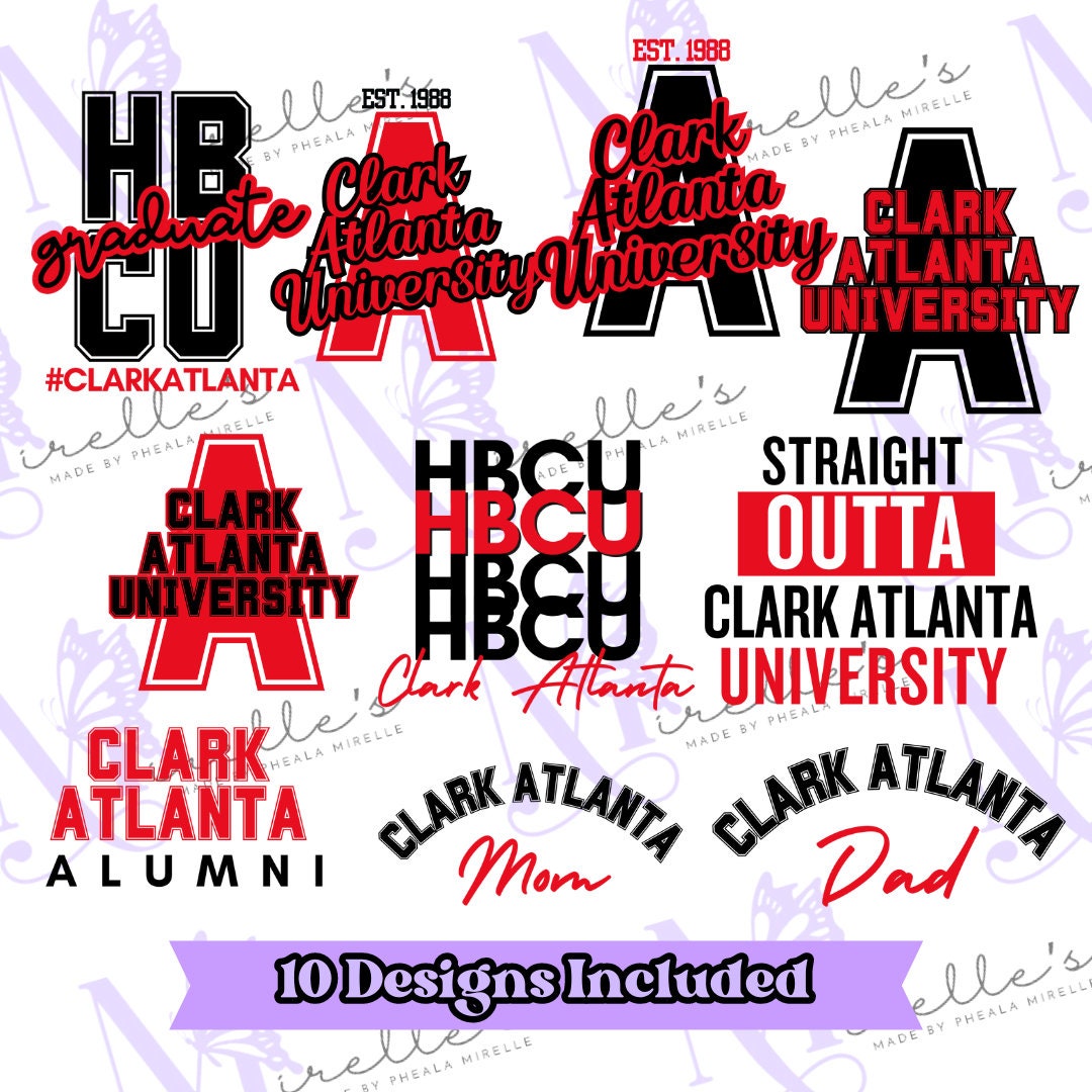 Clark Atlanta University PNG Bundle, HBCU Collection, Atlanta, HBCU ...