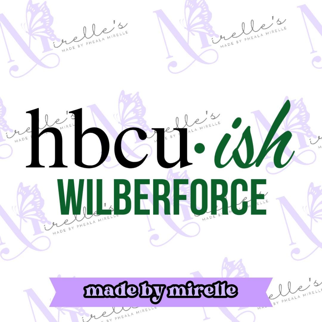 Hbcu-ish Wilberforce University PNG, College Artwork, Instant Download ...