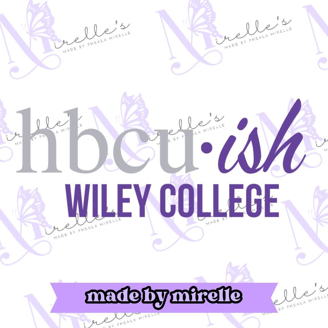 Hbcu-ish Wiley College PNG, College Artwork, Instant Download, HBCU ...