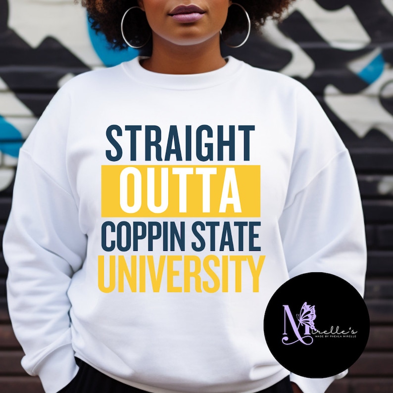 Straight Outta Coppin State University PNG, HBCU Pride, Instant ...