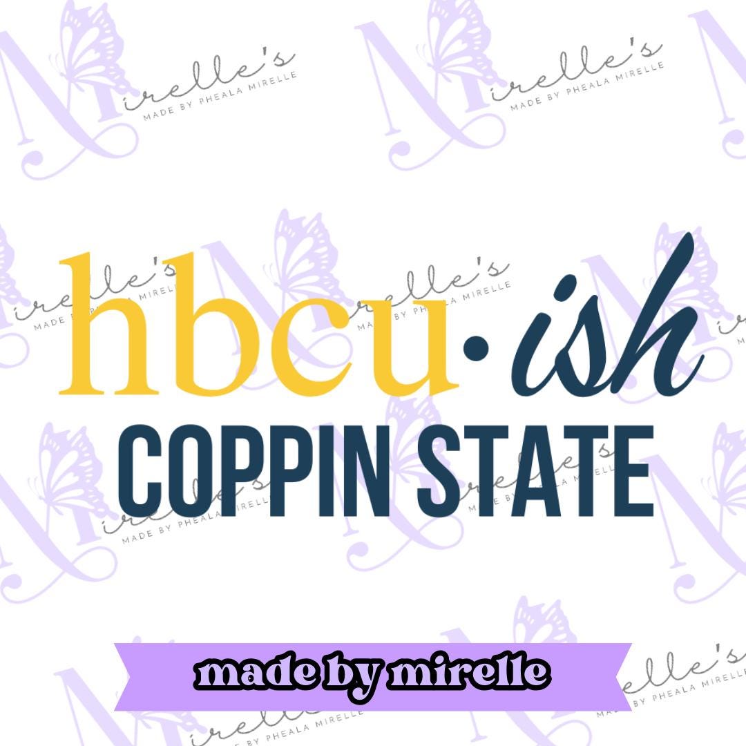 Hbcu-ish Coppin State PNG, College Artwork, Instant Download, HBCU ...