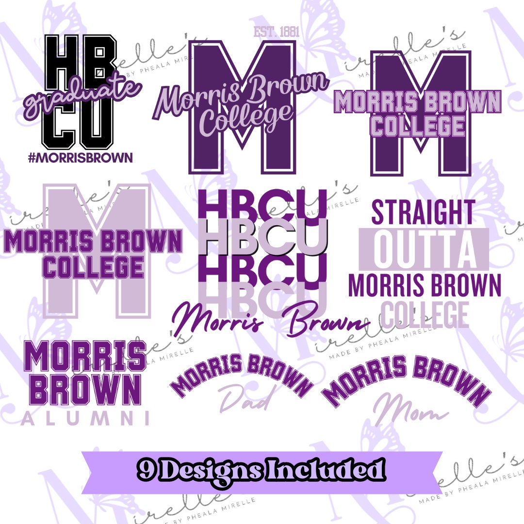 Morris Brown College PNG Bundle, HBCU Collection, Black History ...
