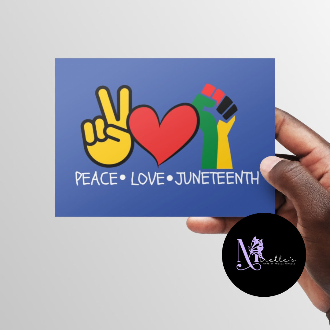 Peace Love Juneteenth SVG, Juneteenth SVG, Black History JPEG, Instant ...