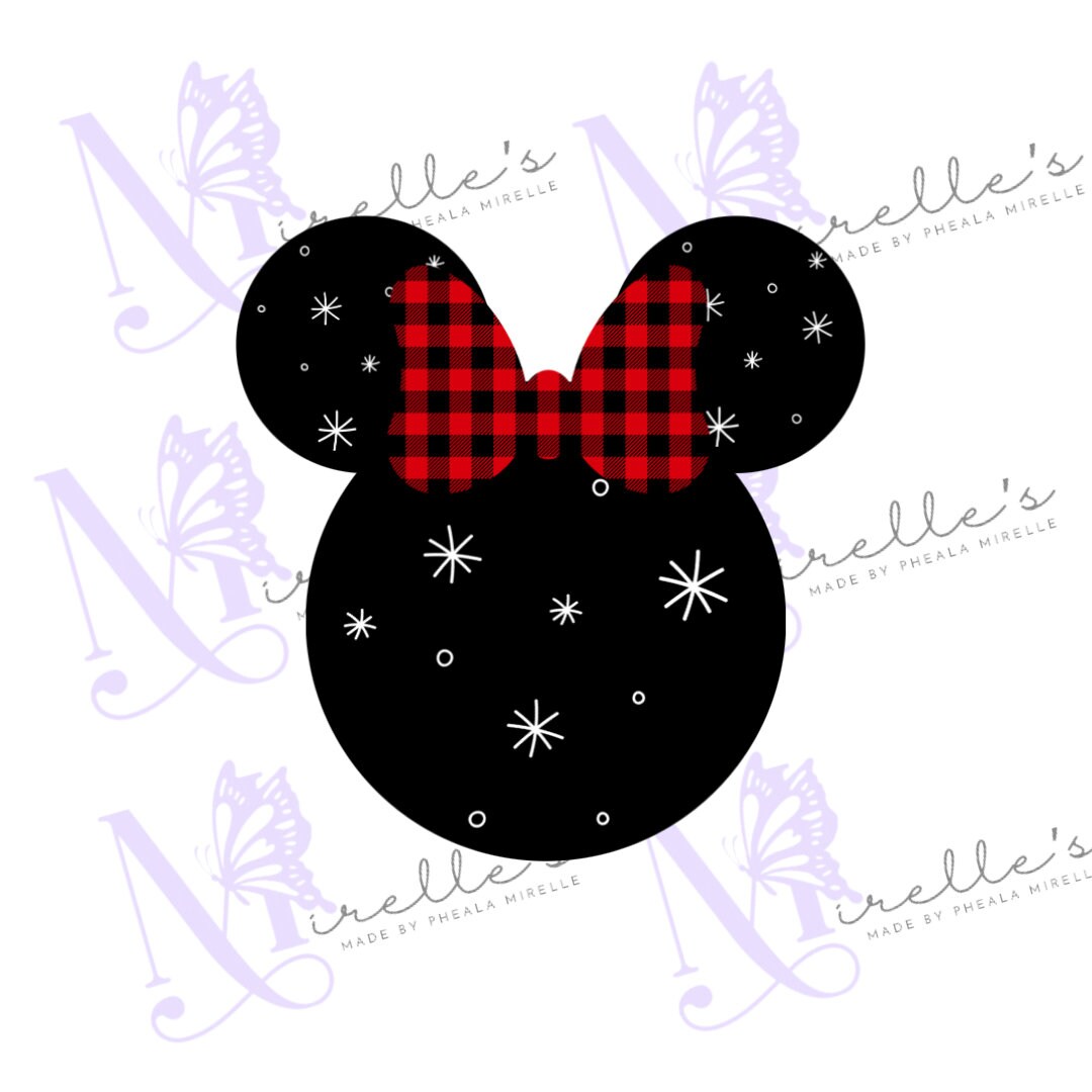Winter Minnie Mouse PNG, Minnie Mouse Sublimation, Winter Sublimation ...