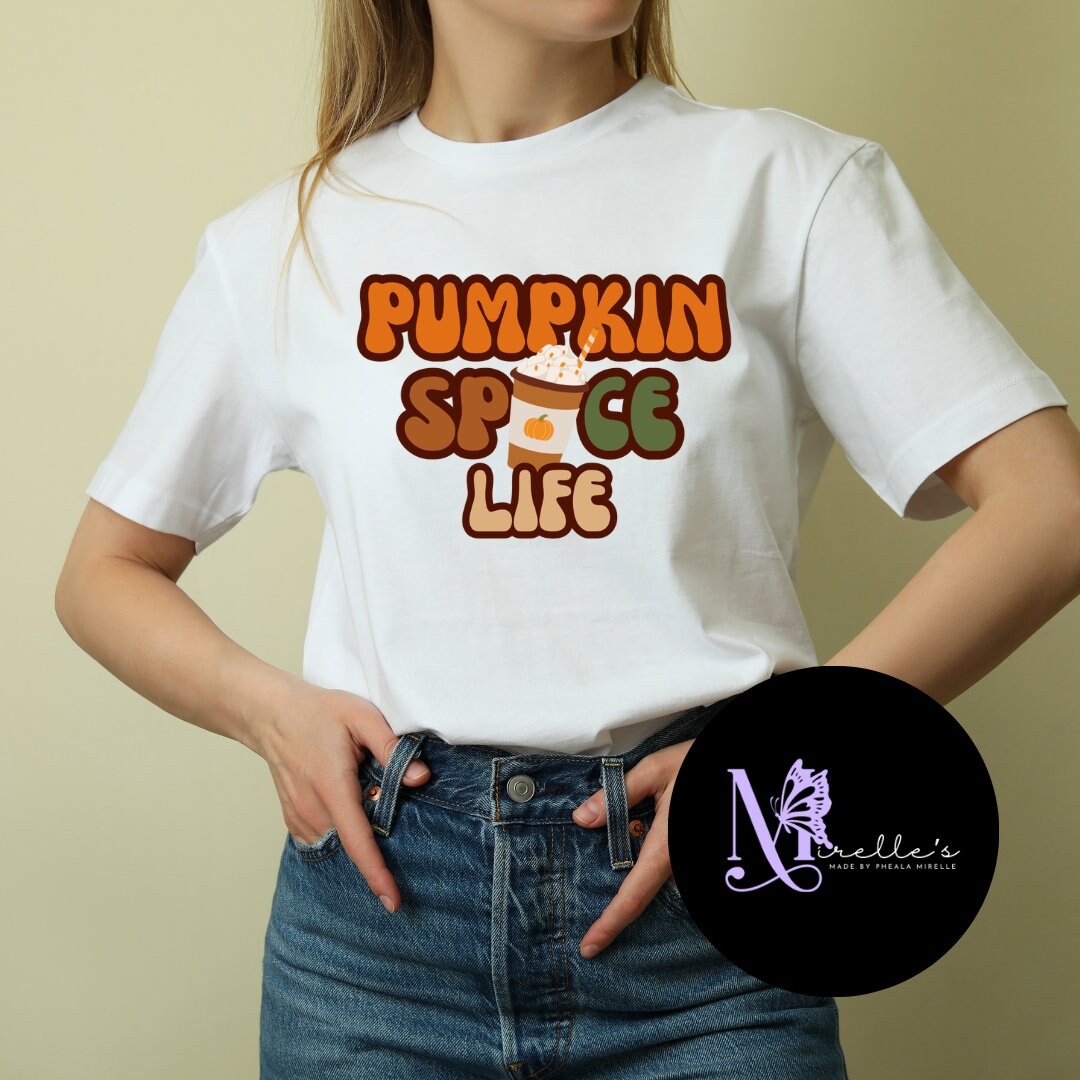Pumpkin Spice Life SVG, PNG Download, Pumpkin Lover Shirt Design, Jpeg ...