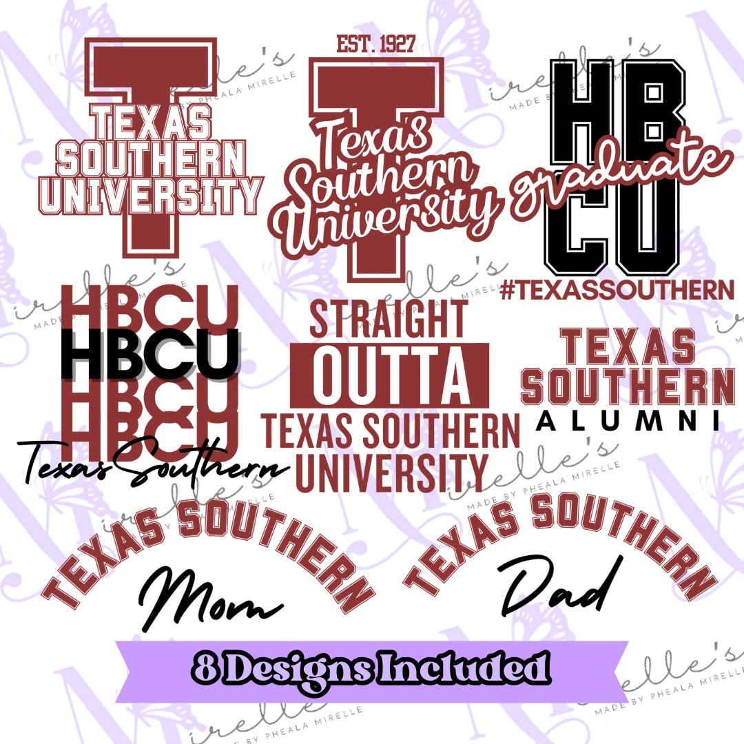 Texas Southern University PNG Bundle, HBCU Collection, TSU, Black ...