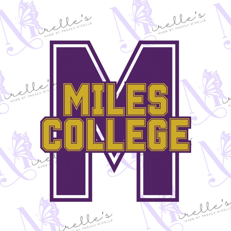 Miles College PNG Bundle, HBCU Collection, Miles College, HBCU Bundle ...