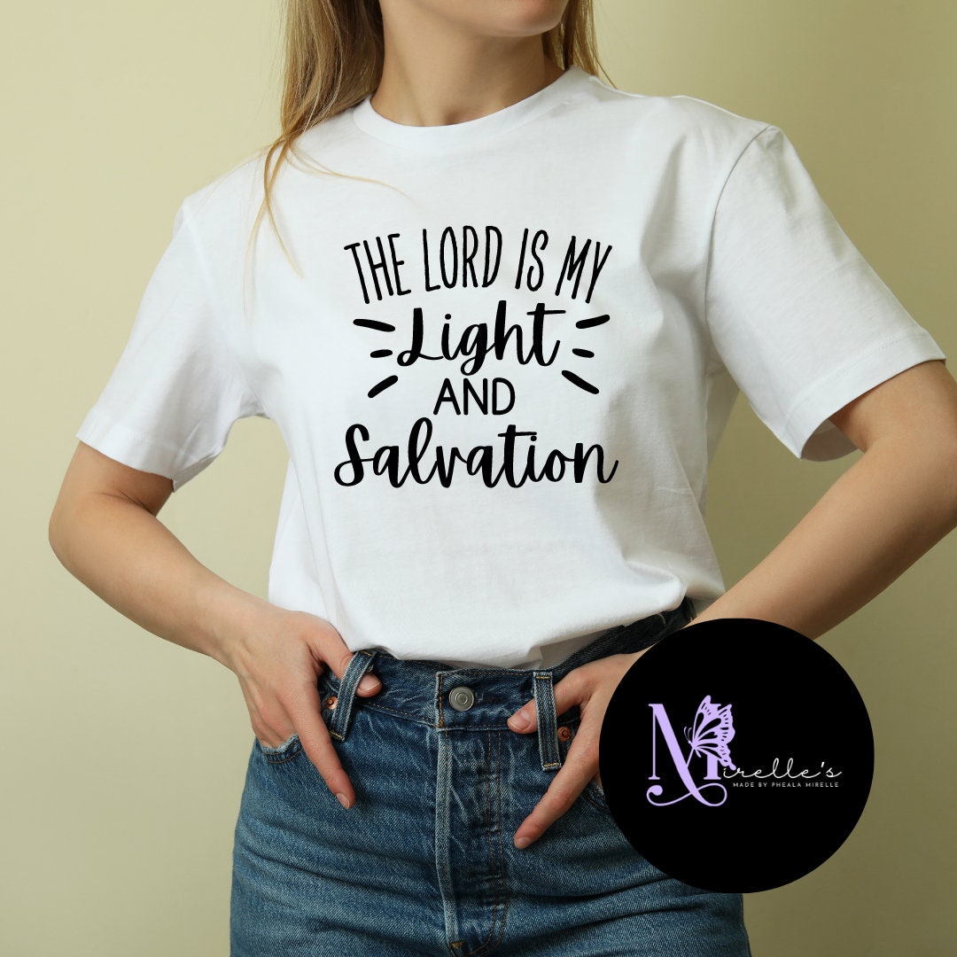 Psalm 27 SVG, PNG, the Lord is My Light & Salvation SVG, Christian Png ...