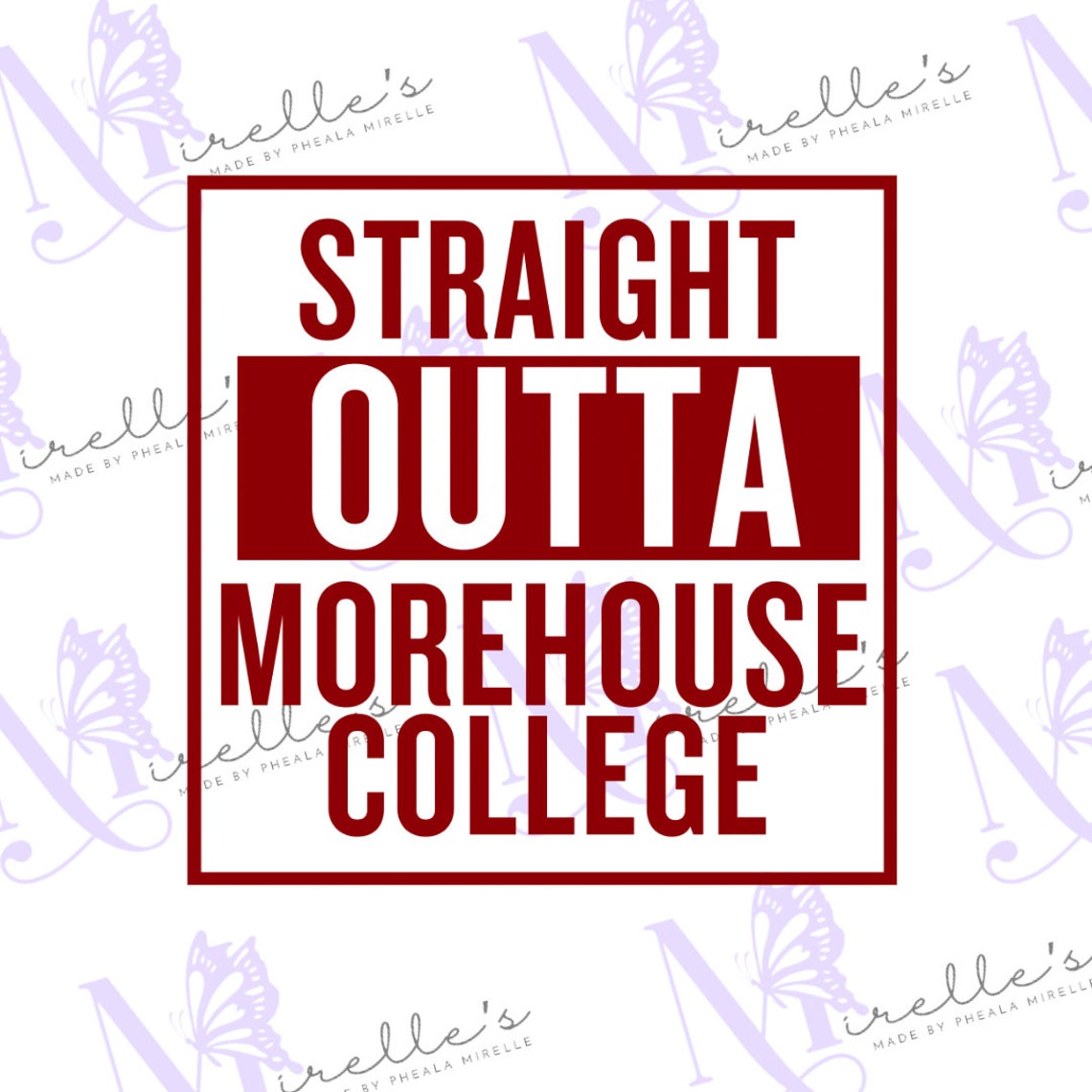Morehouse College PNG Bundle, HBCU Collection, Morehouse College, Black ...