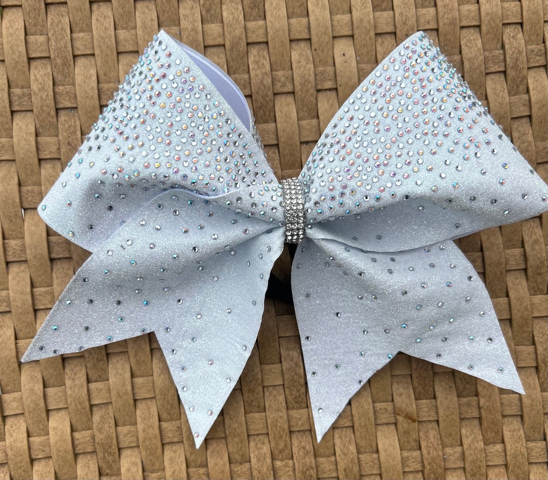 Rhinestone Cheer/dance Competition Bling Bow-multiple Colors - Etsy