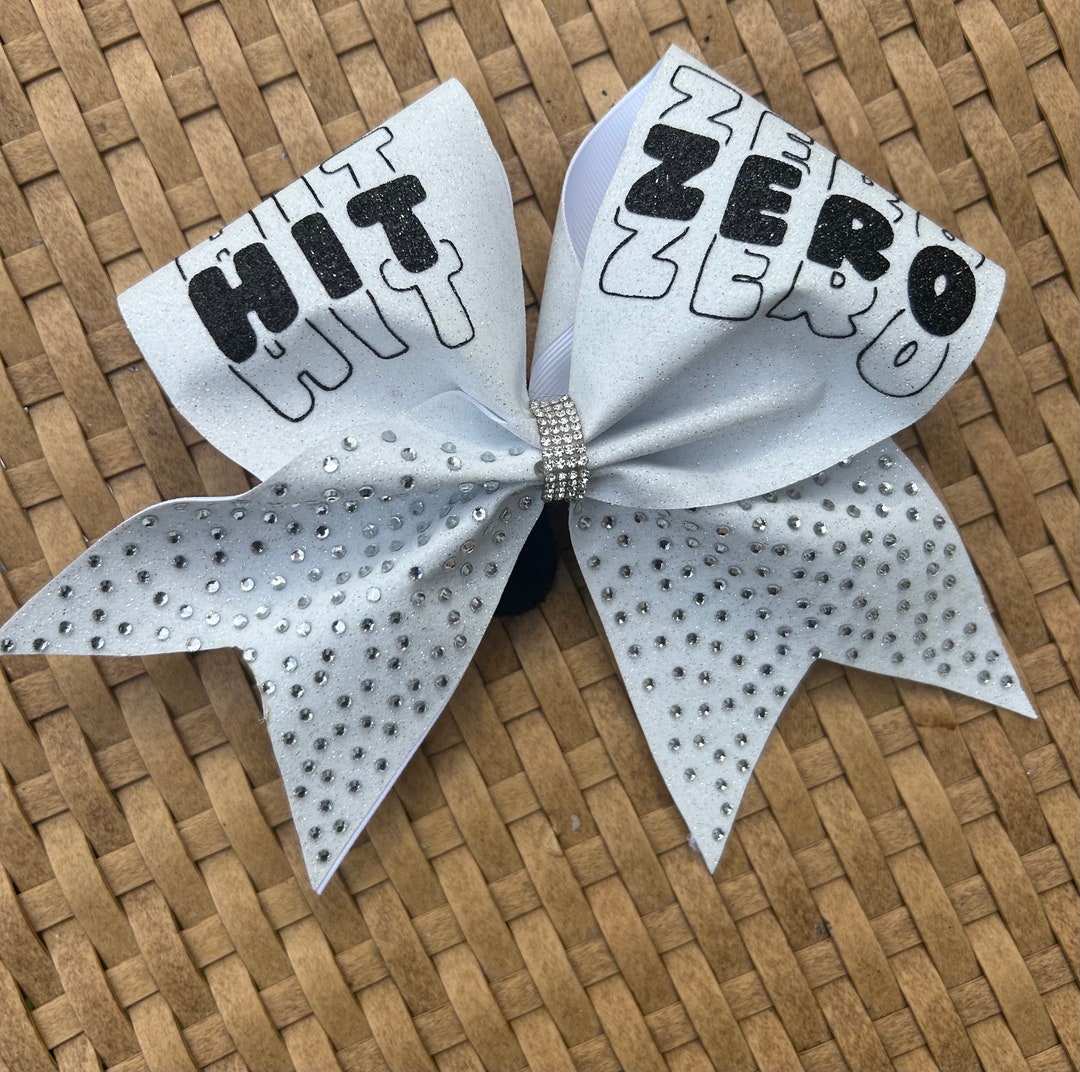 Hit Zero Glitter Bling Bow-cheer Competition/practice Bow - Etsy