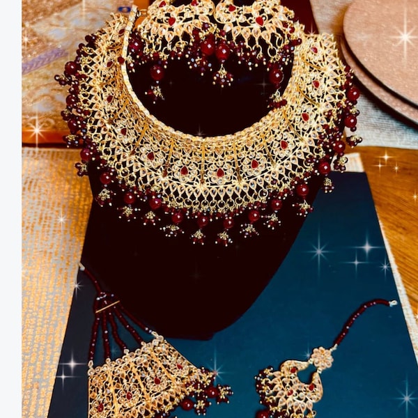 Pakistani Bridal Jewelry Set - Etsy