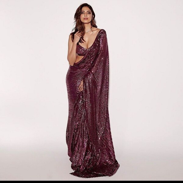 Sequin Saree Sabyasachi - Etsy