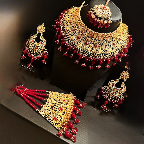 Pakistani Bridal Jewelry Set - Etsy