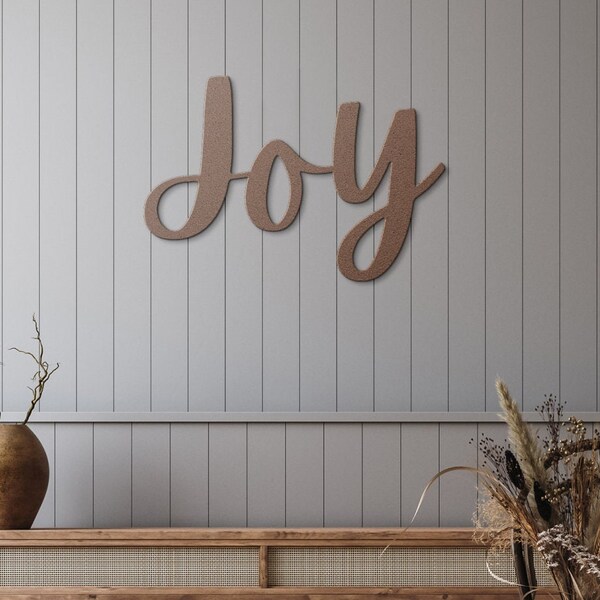 Joy Metal Sign - Etsy
