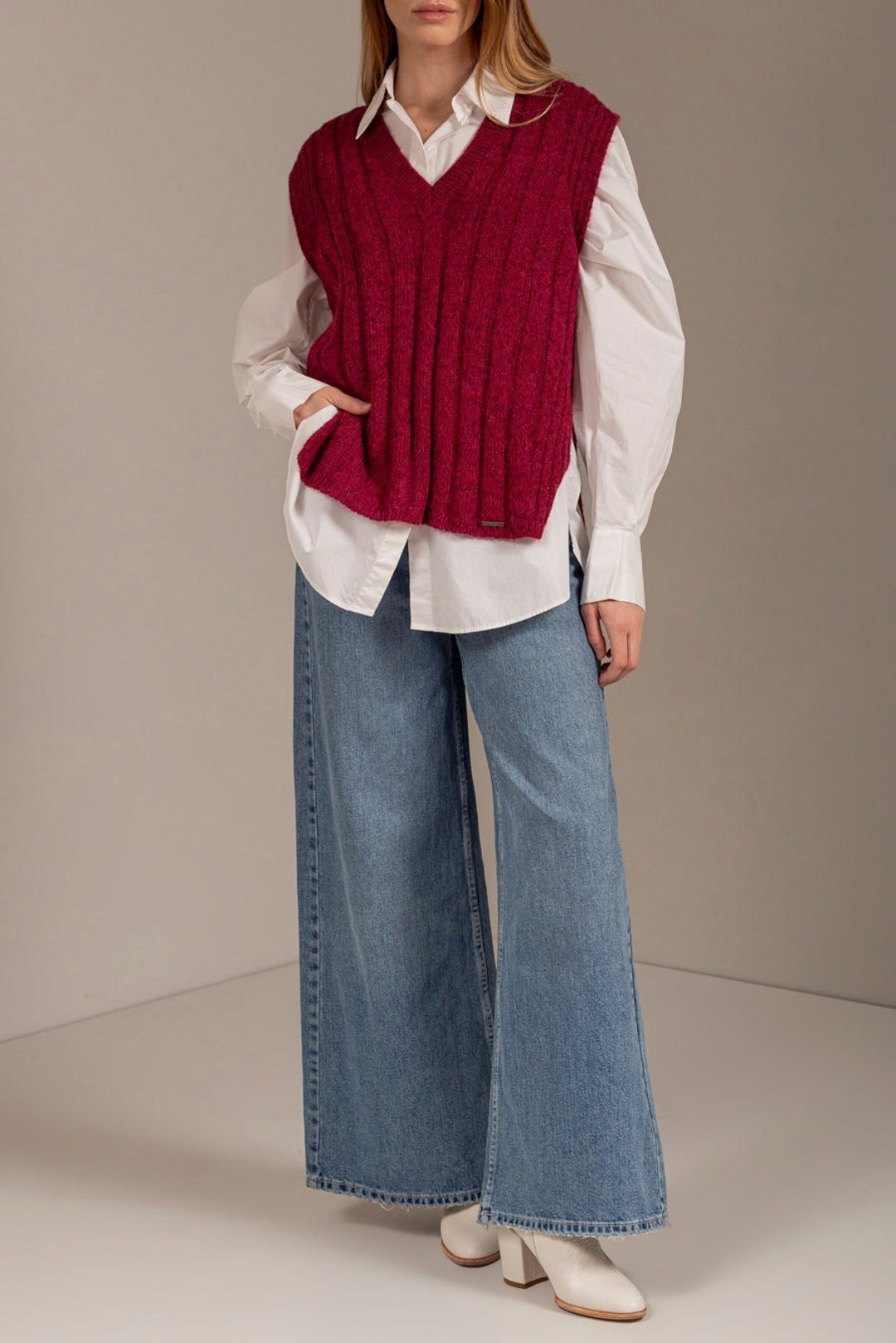 Baby Alpaca Vest Ica: Chic & Luxurious Fair Trade From Peru - Etsy