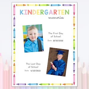 Kindergarten Graduation Keepsake | School Memory Book | Kindergarten ...