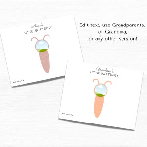 Grandparents Day Butterfly Handprint Craft | Best Grandma Ever ...