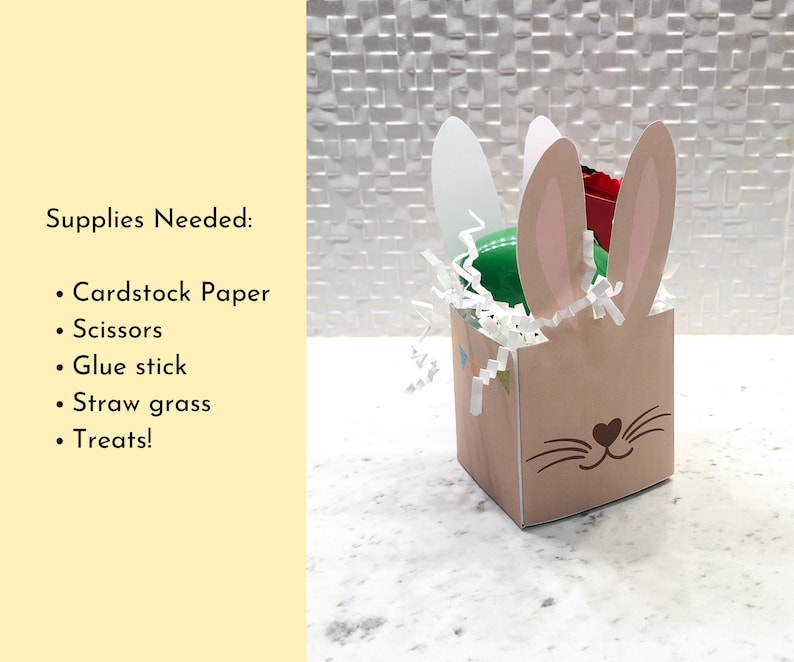 Printable Easter Bunny Party Favors | Easter Party Table Decor | Kids ...