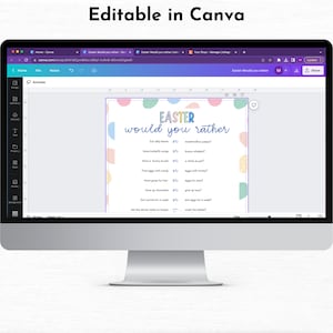 Printable Easter Would You Rather Party Game | Family Game Night ...