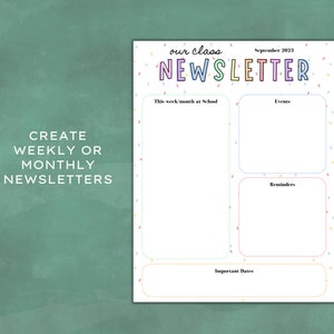 Meet the Teacher Editable Template | Back to School Template | Editable ...