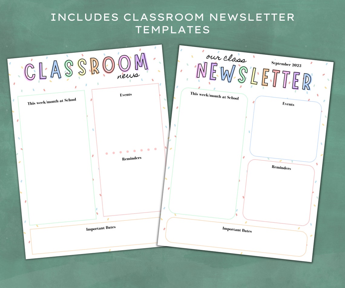 Meet the Teacher Editable Template | Back to School Template | Editable ...