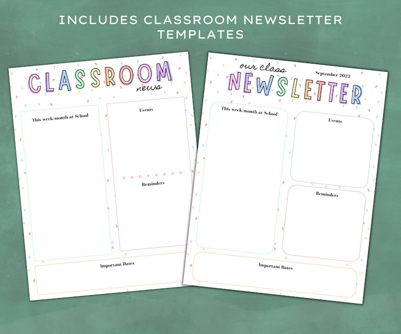 Meet the Teacher Editable Template | Back to School Template | Editable ...