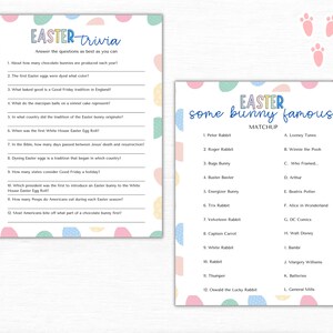 Printable Easter Party Game Bundle | Family Game Night | Easter ...