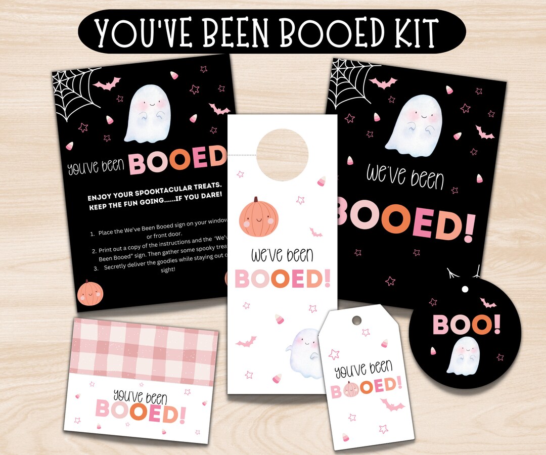 You've Been Booed Printable | Halloween Neighborhood Tradition | You've ...