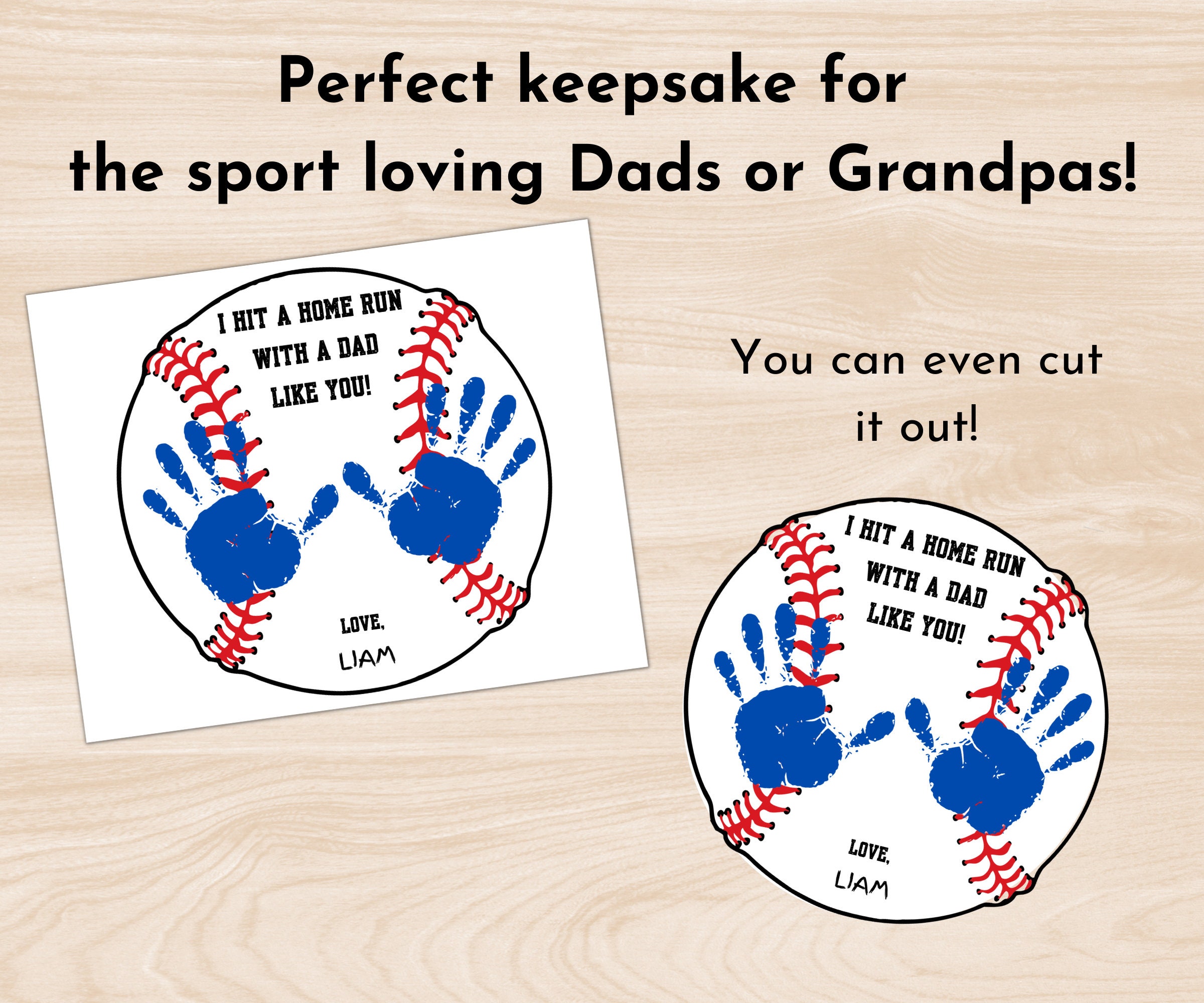 Father's Day Handprint Craft Bundle First Father's - Etsy