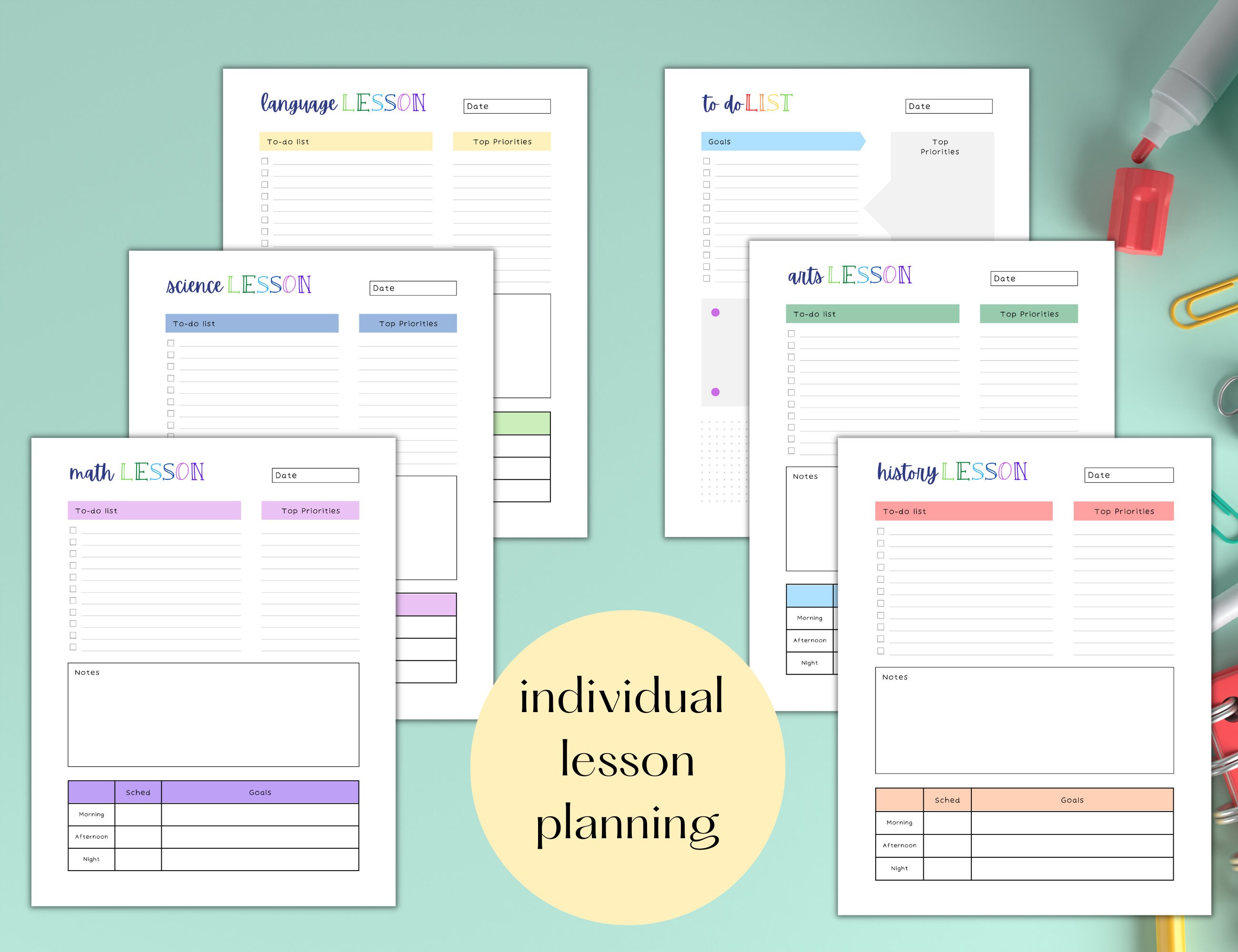 Homeschool Planner Printable, Homeschool Curriculum, Homeschool Student Planner, Weekly ...