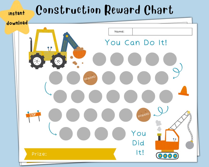 Reward Chart for Kids Potty Training Chart Chore Chart for - Etsy