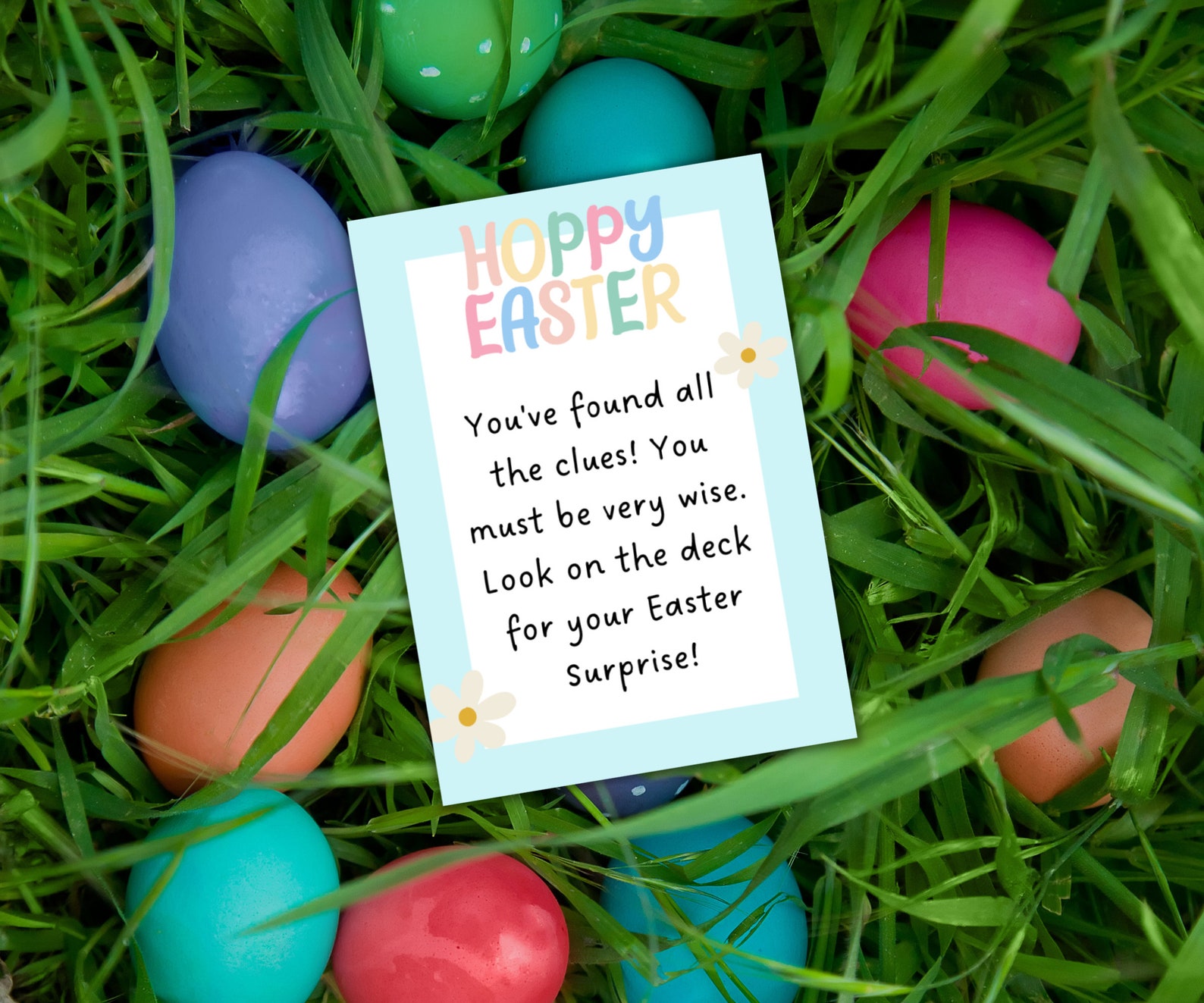 Outdoor Easter Scavenger Hunt Printable Easter Treasure Hunt - Etsy