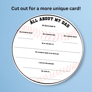 Father's Day All About My Dad Questionnaire | First Father's Day ...
