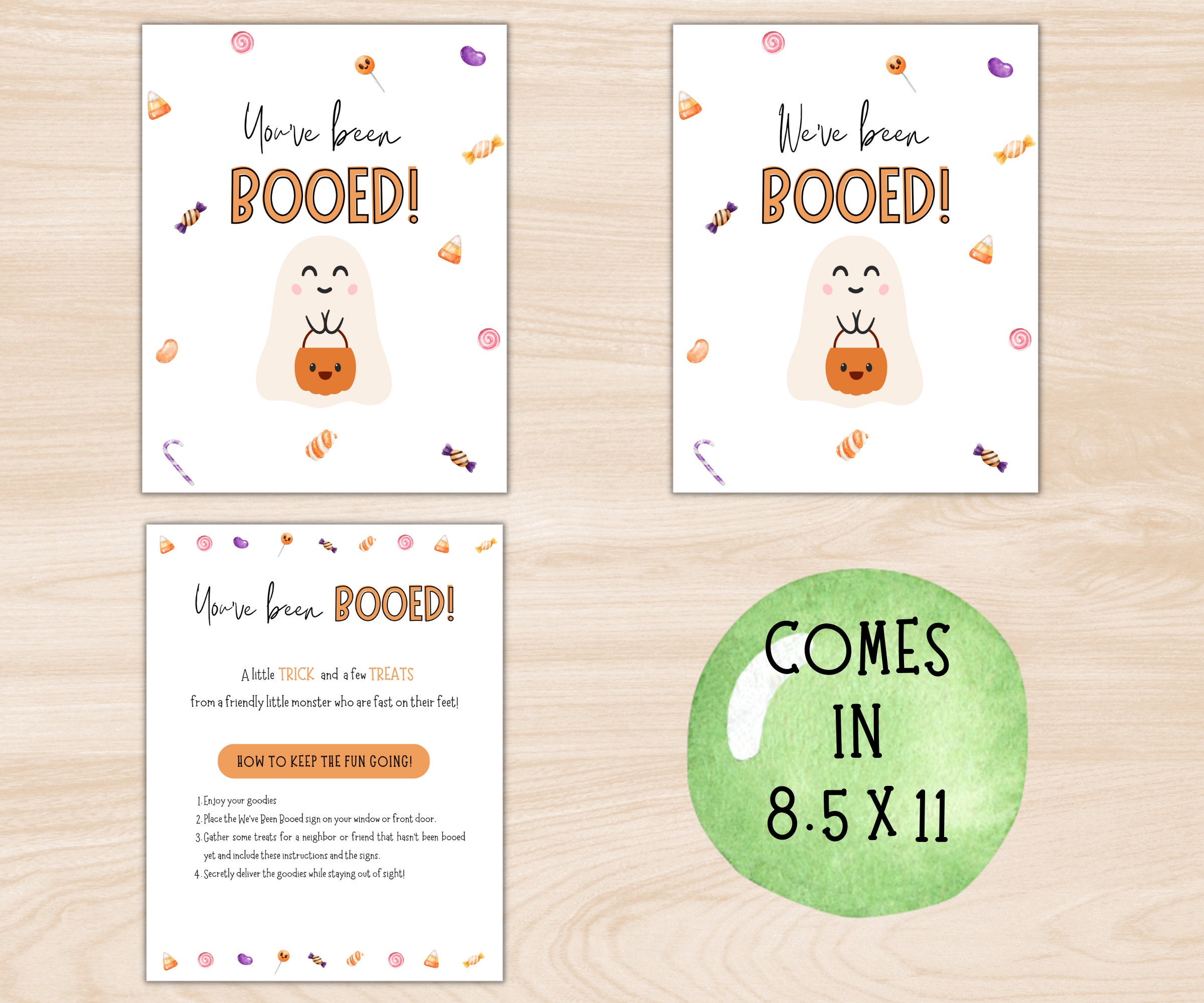 You've Been Booed Printable Halloween Neighborhood Tradition You've ...